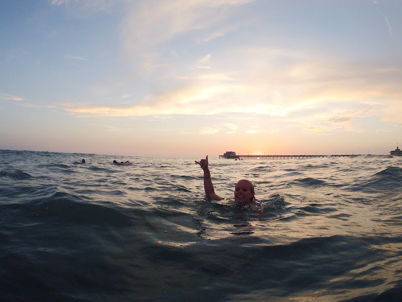 Tenpiggiesover: Sunset Swimming