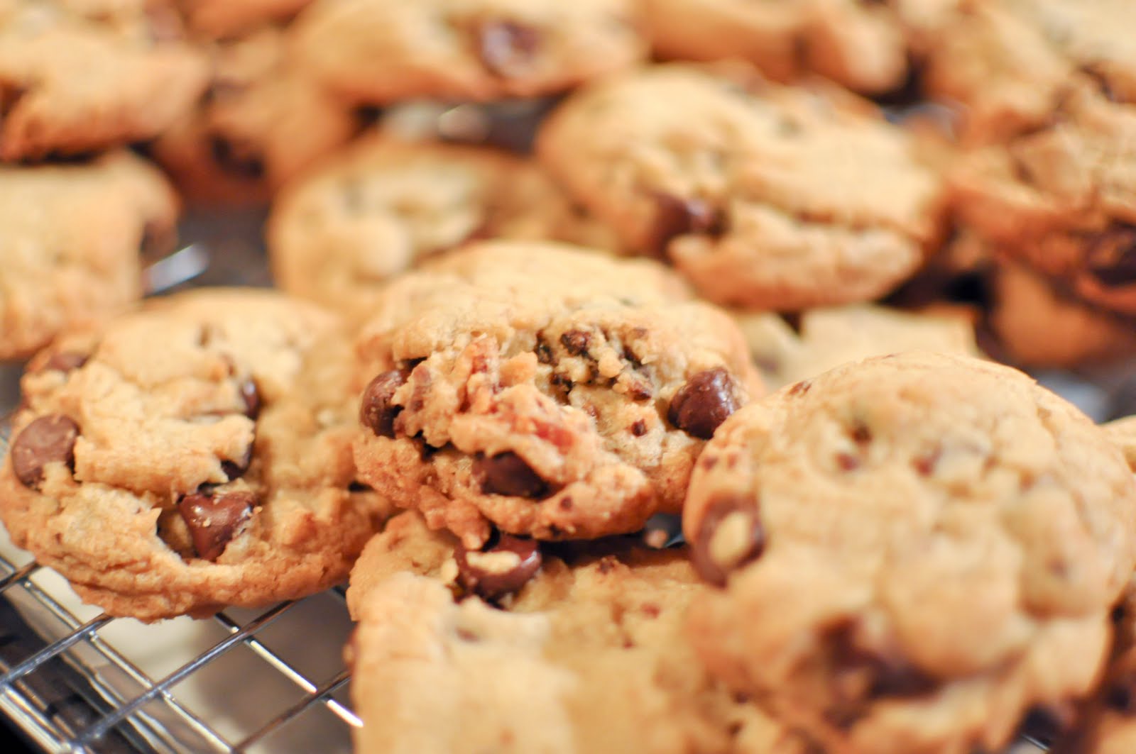 Bless This Food: Candied Bacon Chocolate Chip Cookies