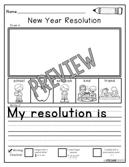 Emily Jane Creates: JANUARY NO PREP KINDERGARTEN PACKET-OVER 100 PAGES!