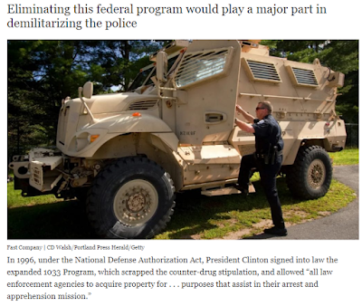 MarkhamsSlowNews: The 1033 LEA program giving surplus military ...