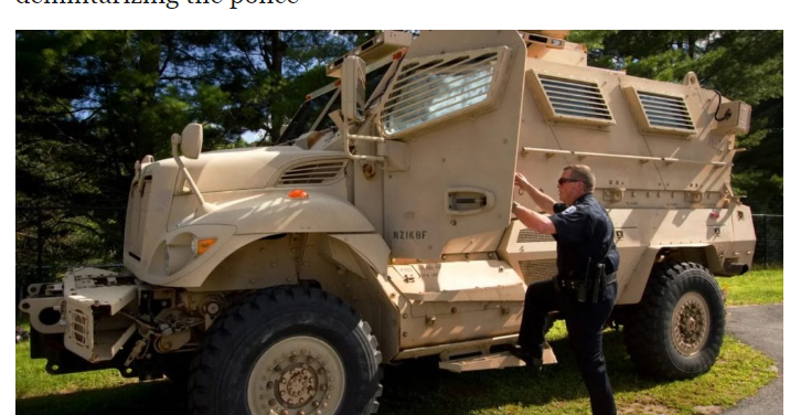 MarkhamsSlowNews: The 1033 LEA program giving surplus military ...