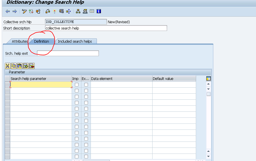 SAP TECH: Collective Search Help