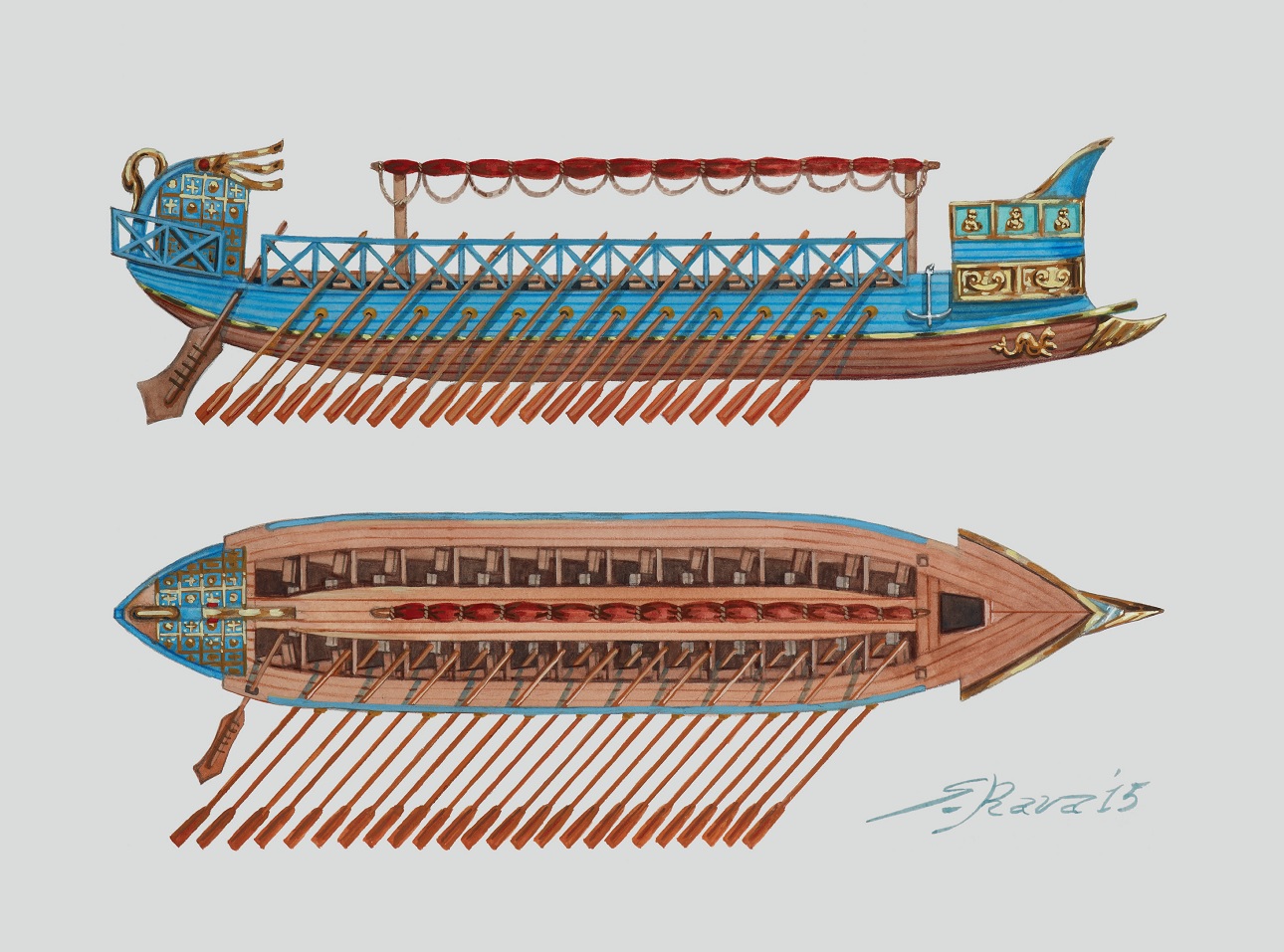 imágeneshistóricas.blogspot.es: Imperial Roman warships 27 BC-193 AD
