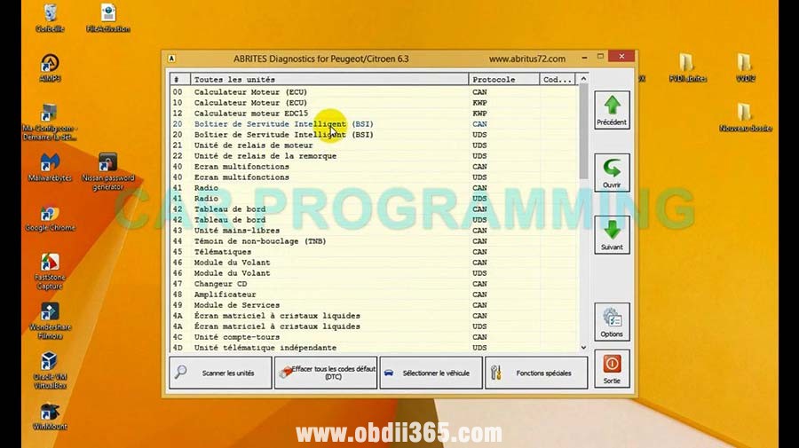 OBDII365 Technical Blog-Obdii365.com: PSA BSI Module Cloning Pinouts