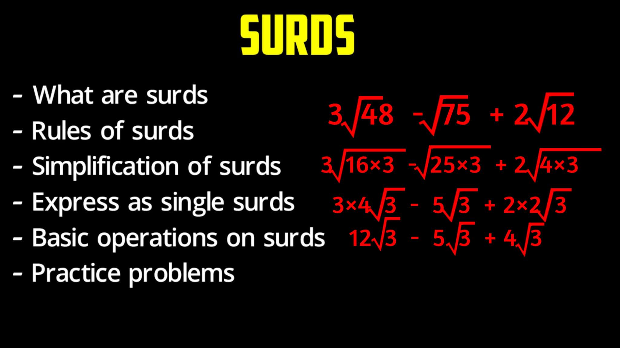 Science Lair: Surds made easy and simplified