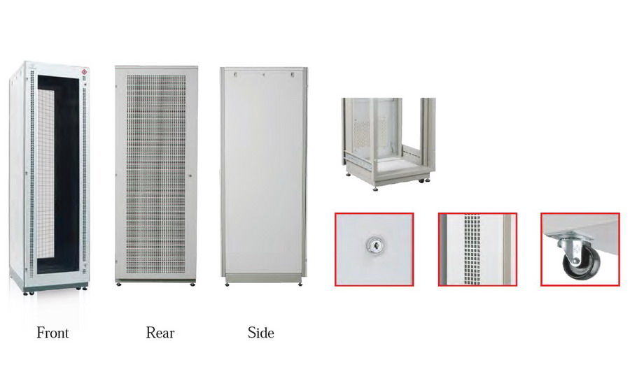 [G4-60942] ราคา ขาย จำหน่าย 19” GERMAN SERVER RACK 42U (60 x 90 cm ...