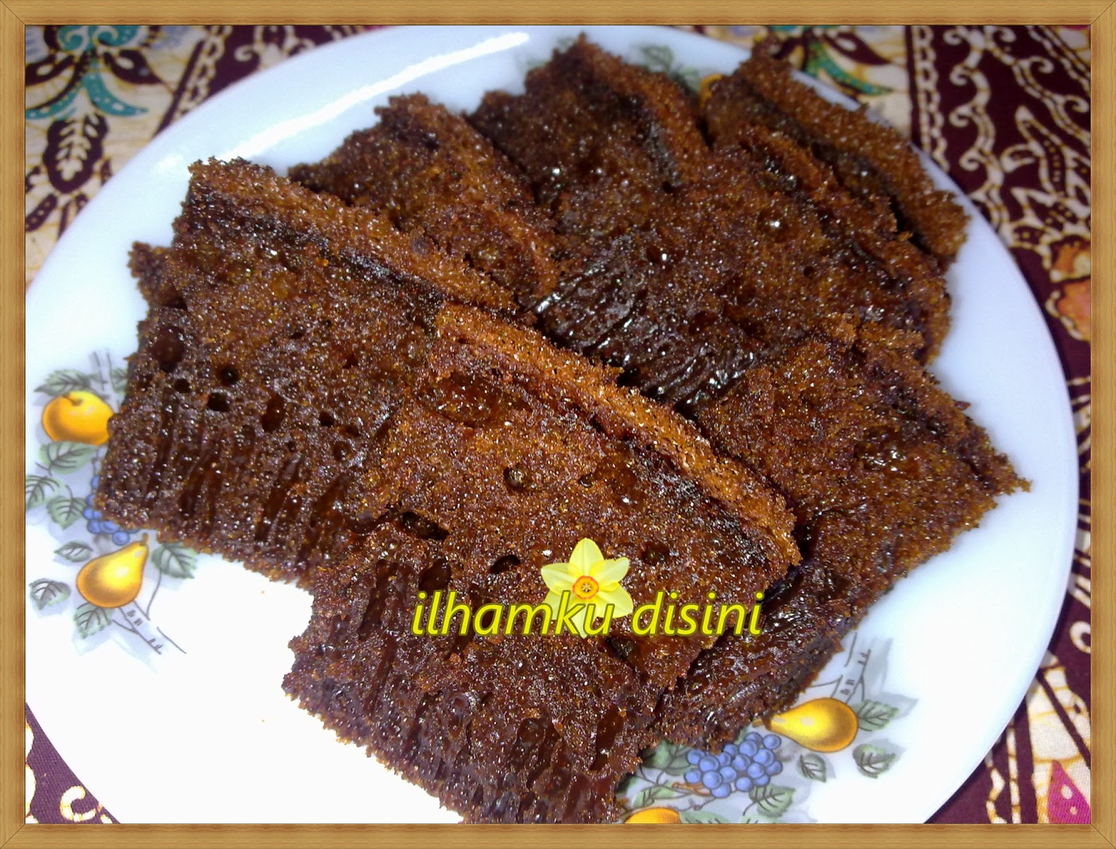 Ilhamku Disini: Resepi Kek Gula Hangus