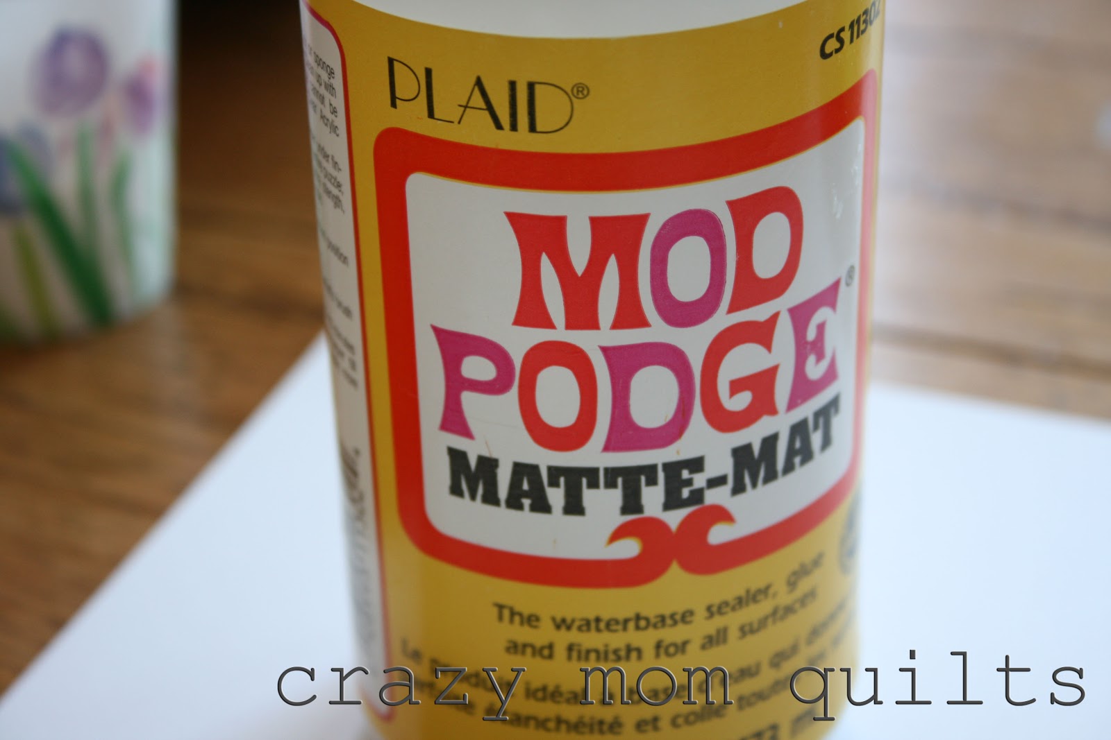 crazy mom quilts: how to make a ticker tape on canvas