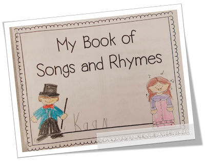 Teaching With Love and Laughter: My Book of Songs and Rhymes Freebie