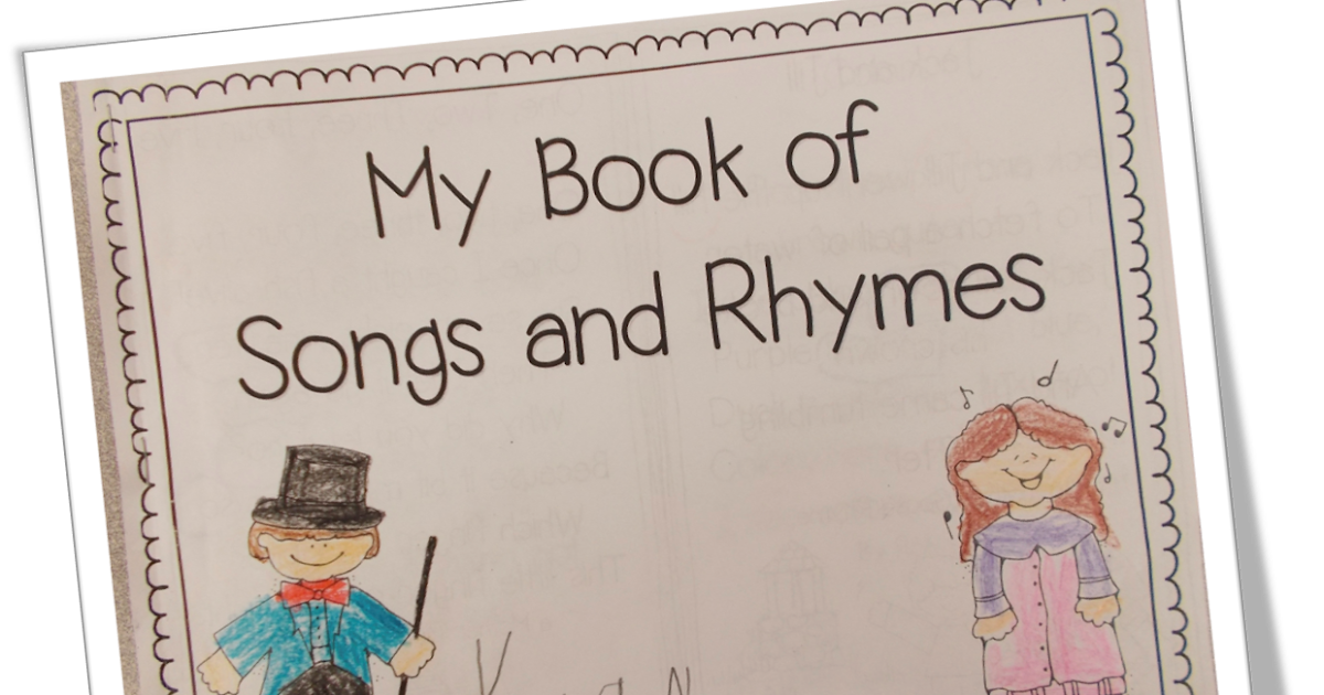 Teaching With Love and Laughter: My Book of Songs and Rhymes Freebie