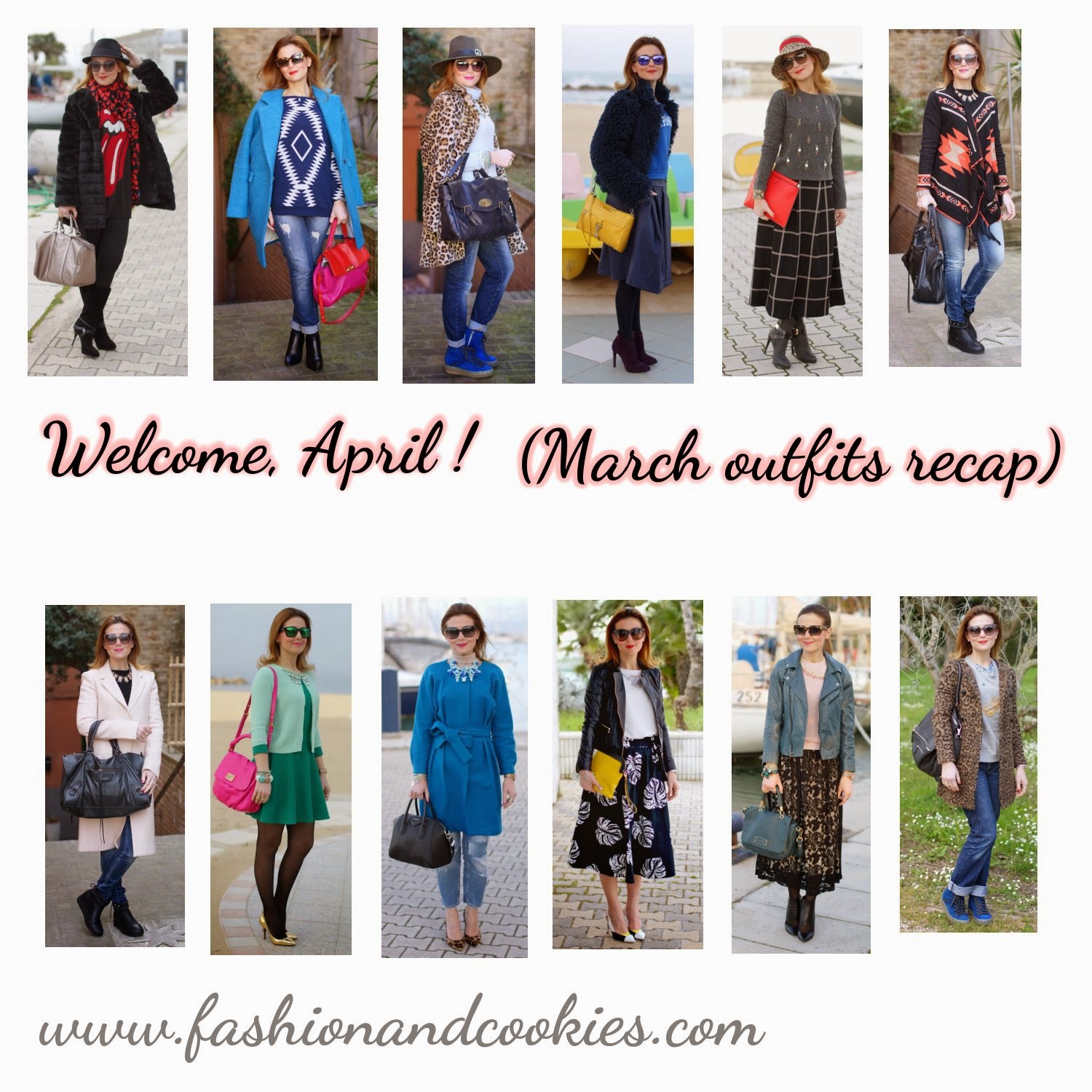 Welcome, April ! March outfits recap | Fashion and Cookies - fashion ...