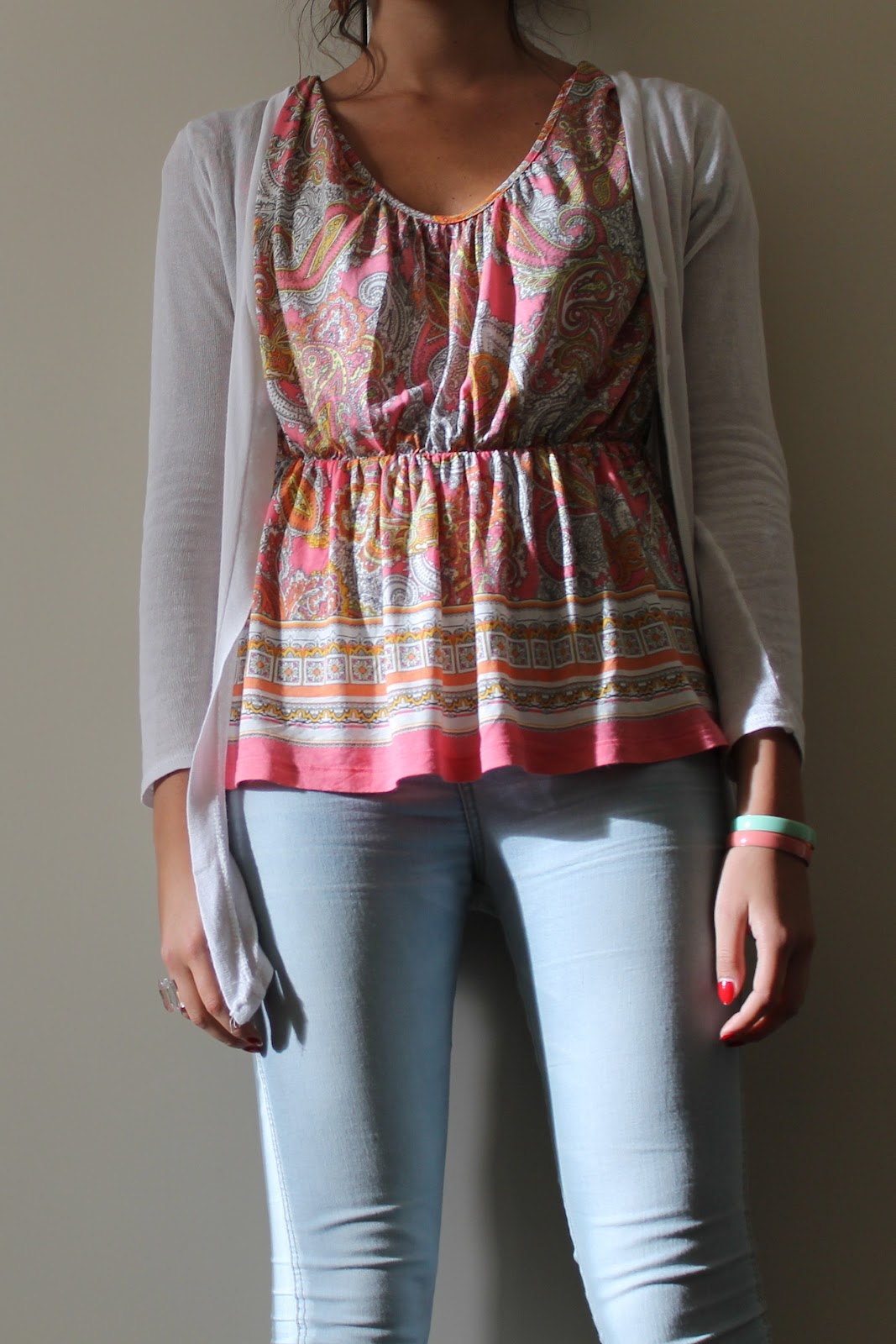 Voulez vous: PINK PATTERNED TOP