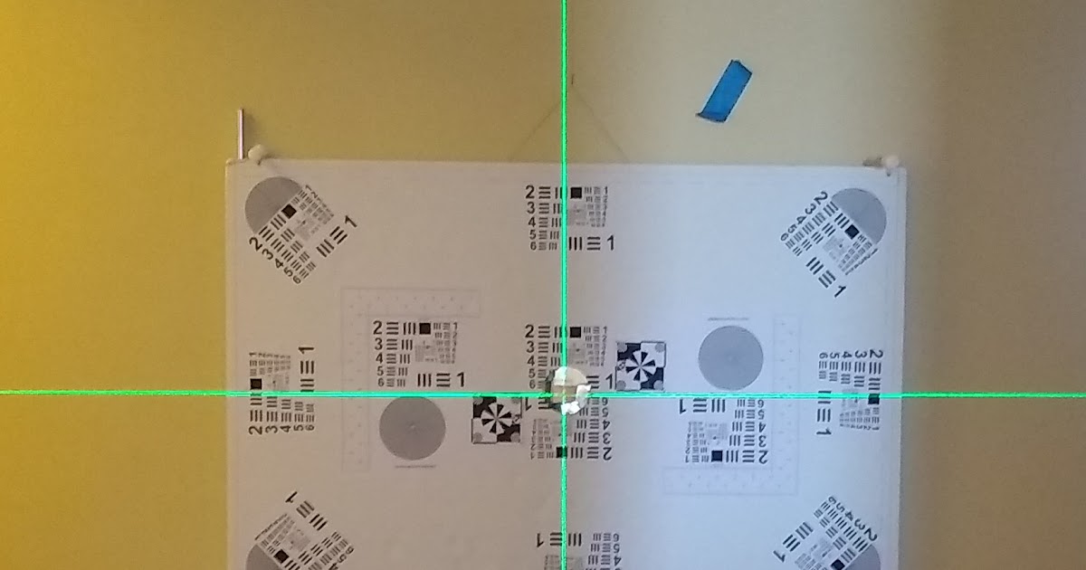 How to align camera with the chart
