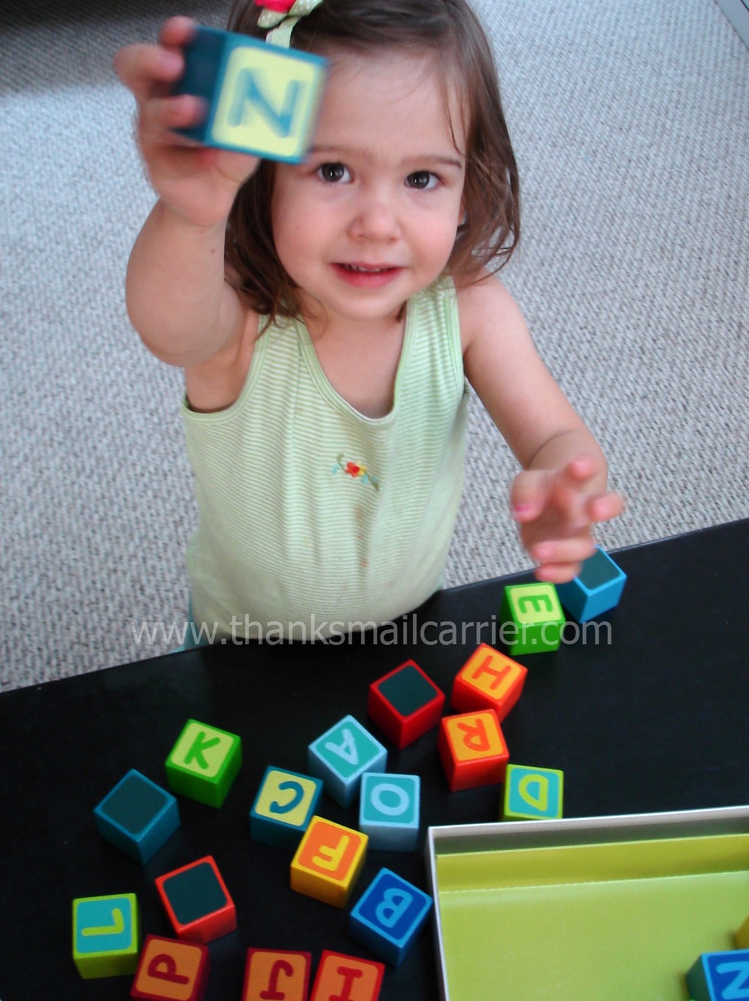 Thanks, Mail Carrier | HABA Building Blocks First Letter Fun {Review ...