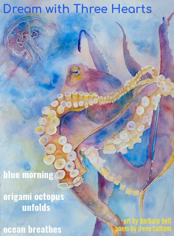 Live Your Poem...: Octopus art by Barbara Bell (and a poem) #OctopusMonth