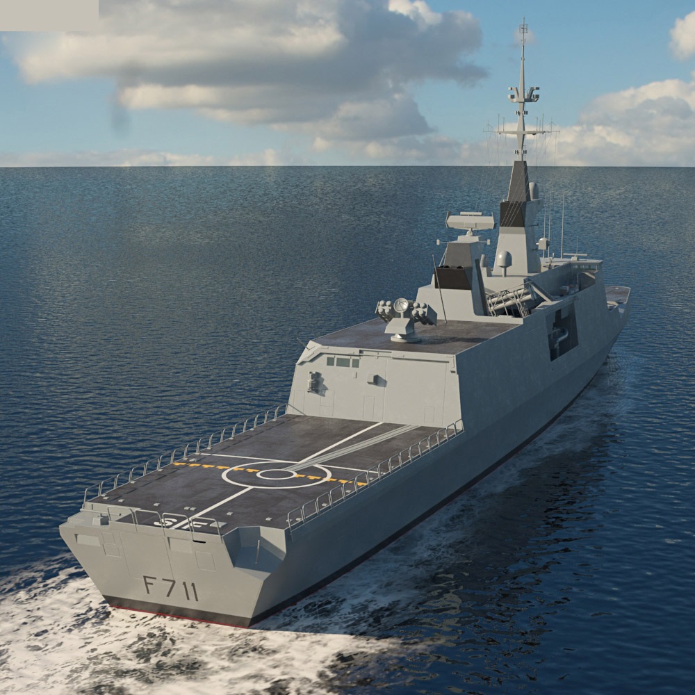 La Fayette-class Frigate (FL-3000 - Frégate Légère de 3,000 Tonnes/ FLF ...