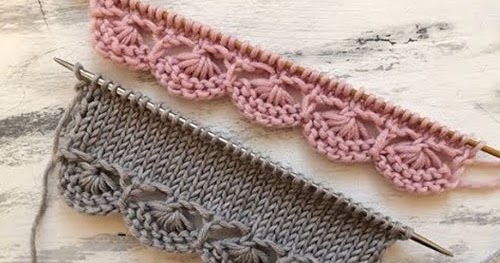 Amazing Knitting: Beautiful Knitting Borders - Tutorial