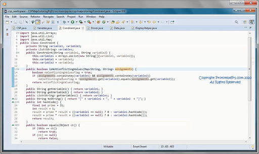 Prototype Project: CSP (Constraint Satisfaction Problem) Map Coloring w ...