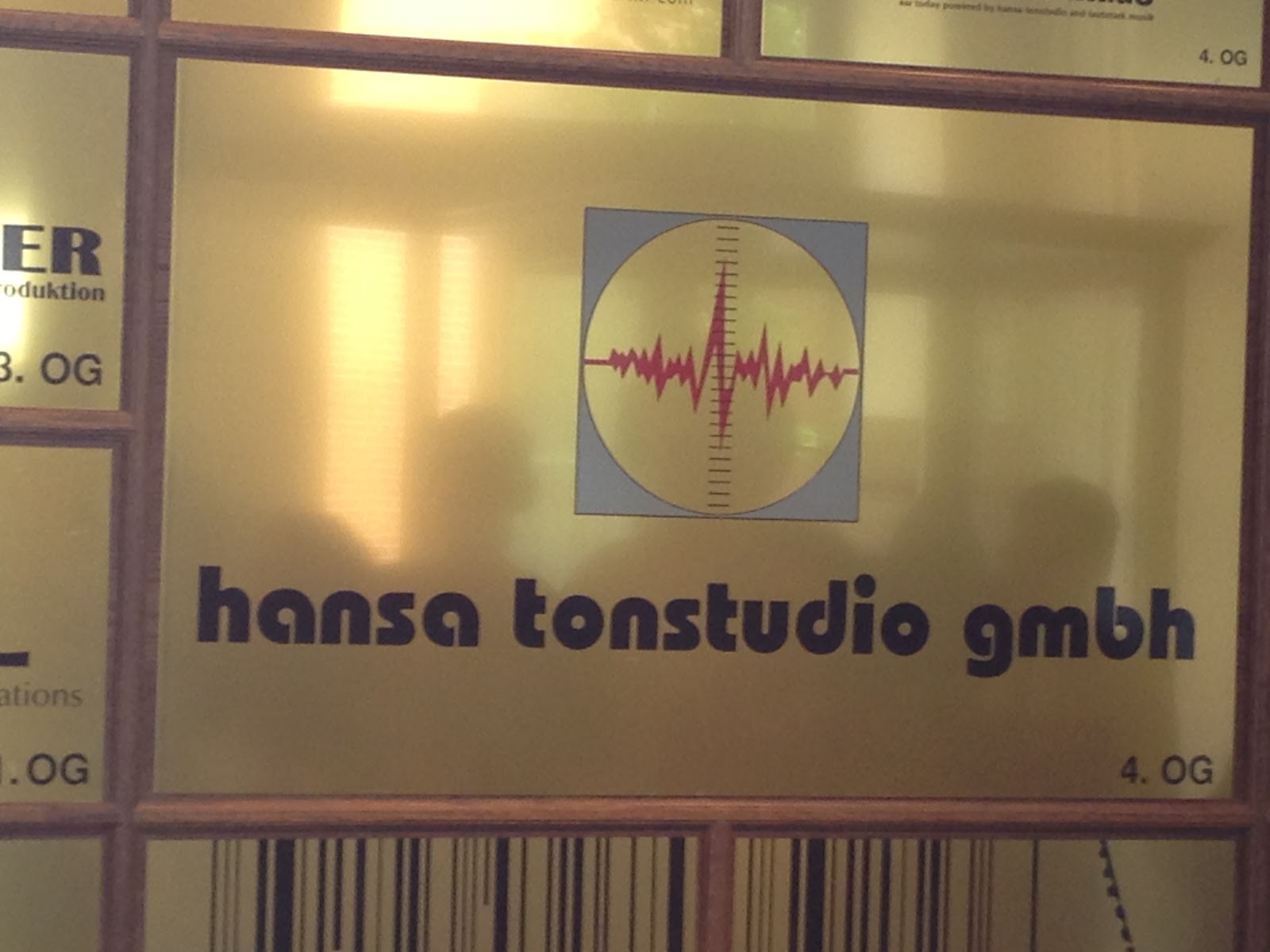 Almost Predictable. Almost: A tour of Hansa Studios