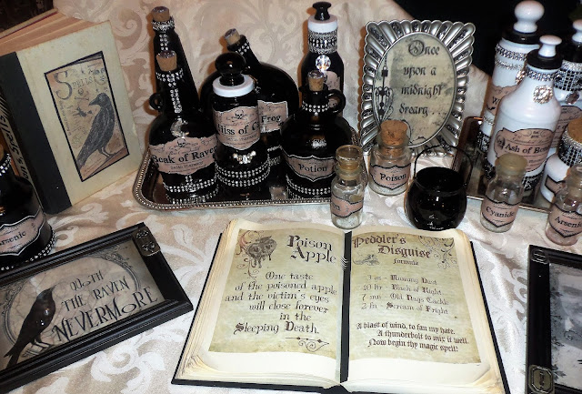 DEBBIE-DABBLE BLOG: Potion Bottles for Halloween, Part 1!!!