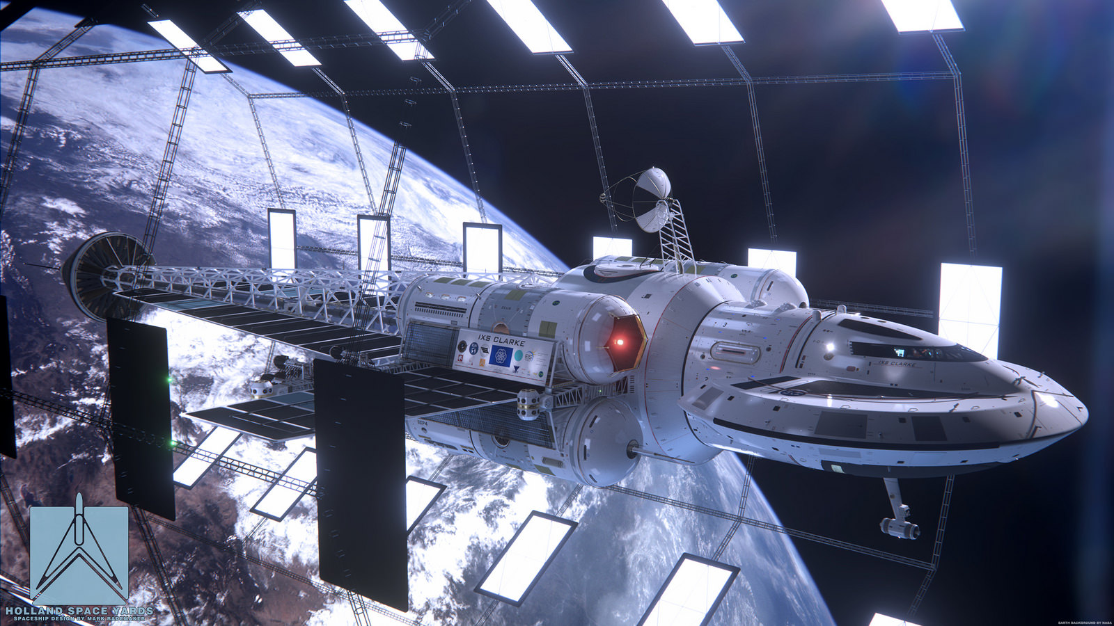 The Dork Review: Rob's Room: NASA’s Star Trek-Style Design Space Ship, the IXS Enterprise by ...