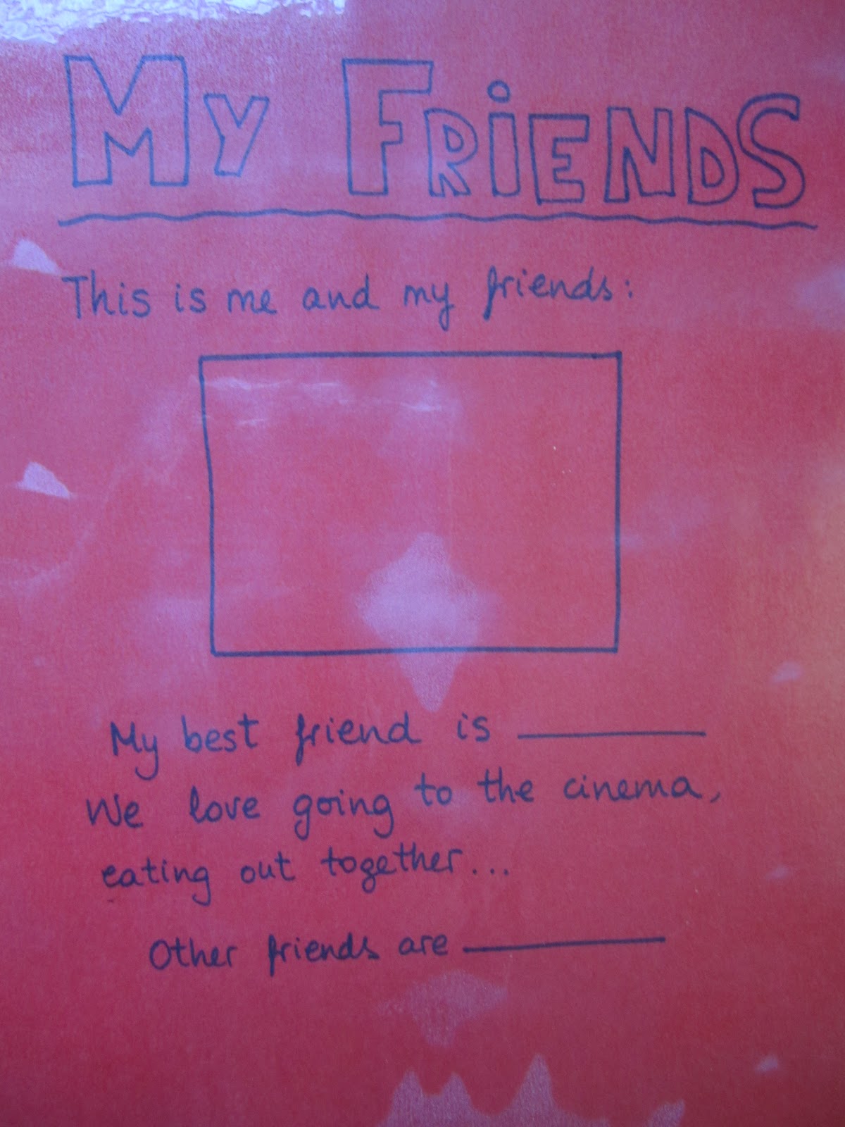 All About Me: My Friends