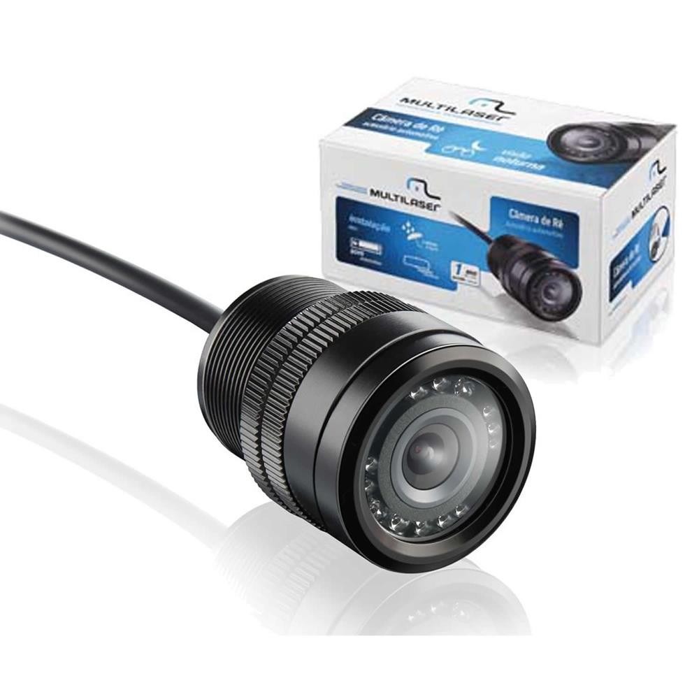 Câmera De Ré Alta Definição Multilaser Visão Noturna