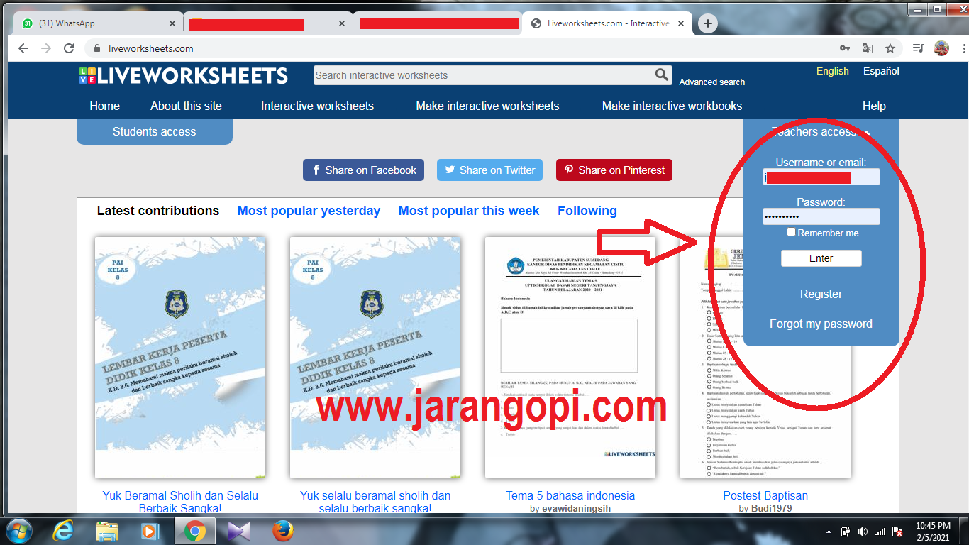 MEMBUAT SOAL DENGAN MENGGUNAKAN APLIKASI LIVE WORKSHEET - Literasi News
