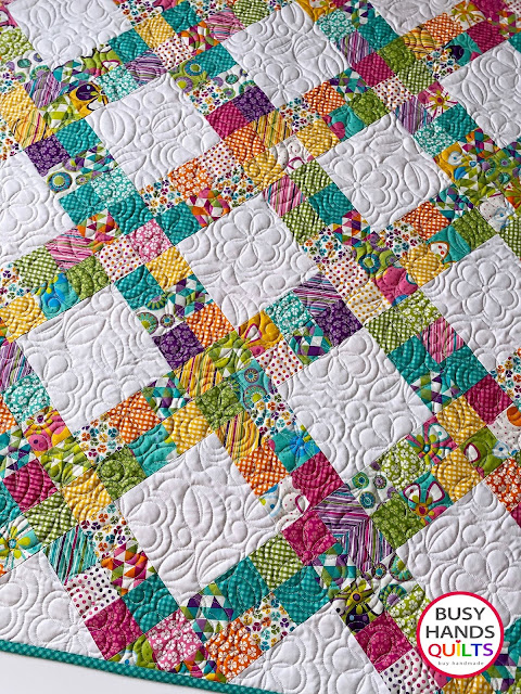 Busy Hands Quilts: Hand Picked Quilt Pattern - a Throw Quilt in Petal ...