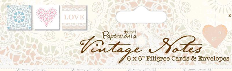 Anne and Paul's: Vintage Notes Filigree Cards