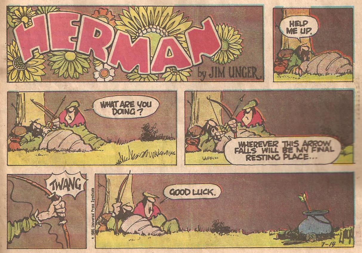 Sunday Comics Debt: Herman Movie Summaries