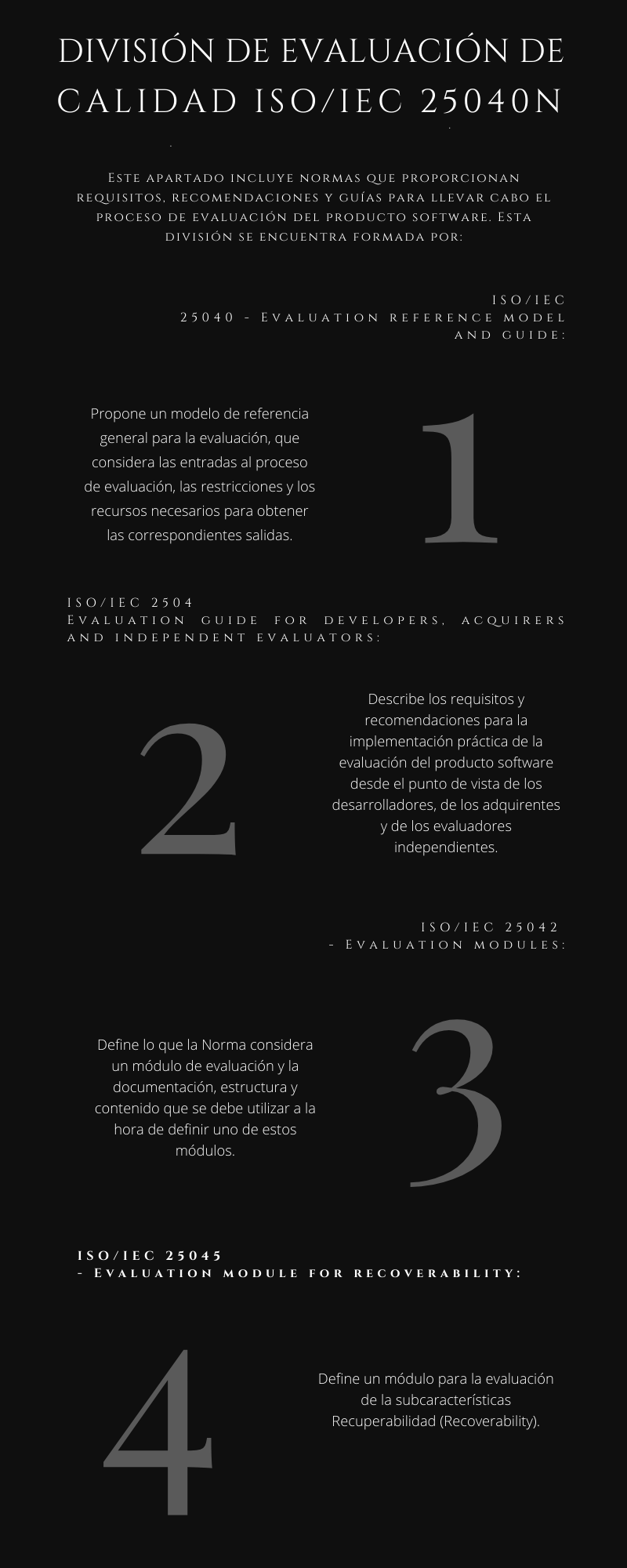 ISO/IEC 25040 Define el Proceso Para Llevar a Cabo la Evaluación del ...