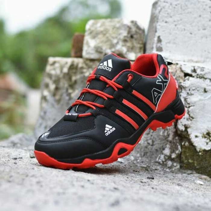 Sepatu Tracking Adidas AX2 Hitam Merah [AX2-805] | Omsepatu.com