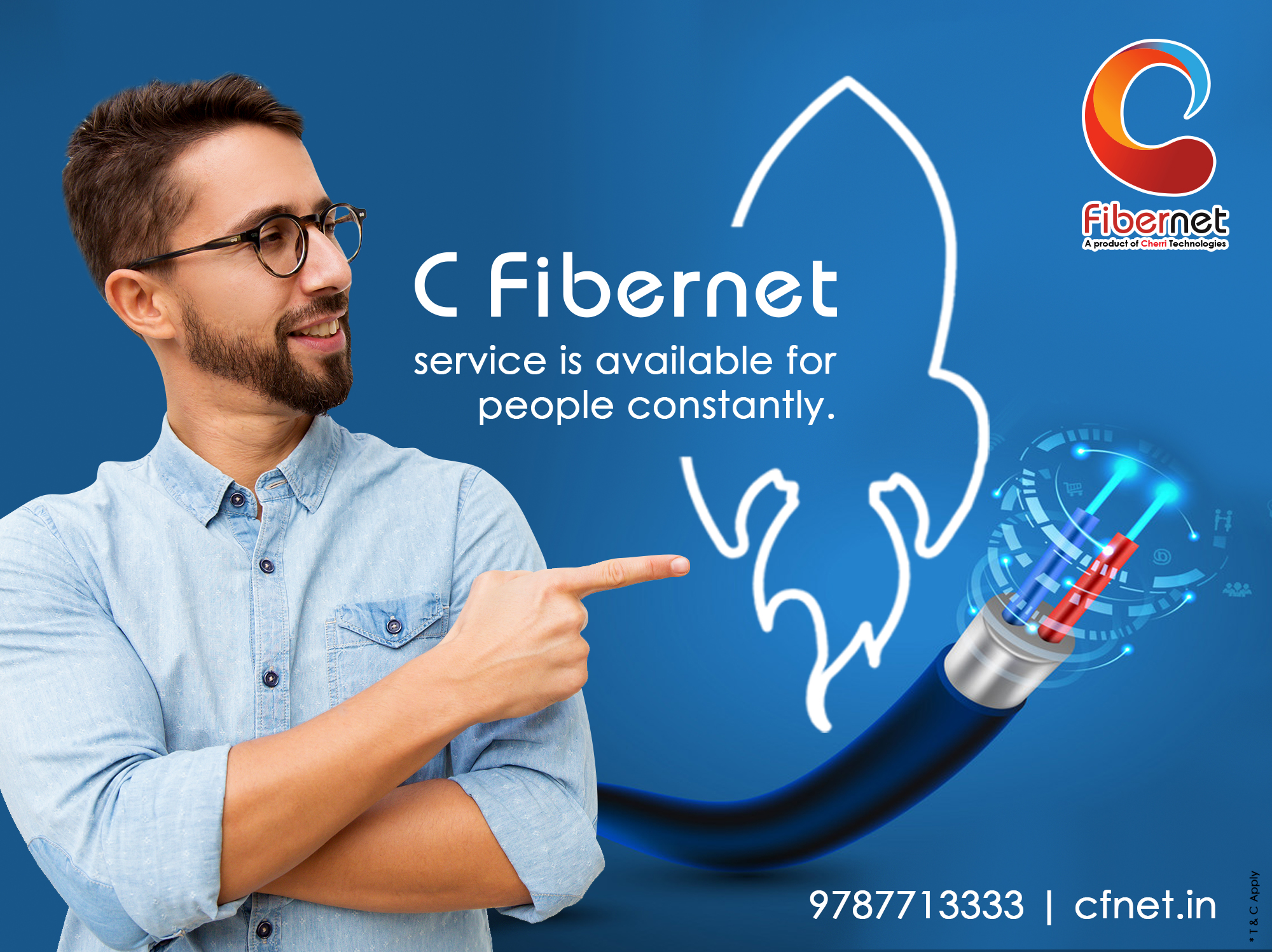 C Fibernet Internet Ads for Social Media
