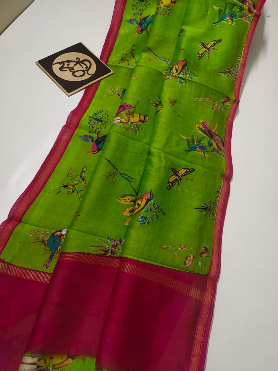 Chanderi digital print sarees| sadi | sari | saris | buy online with ...