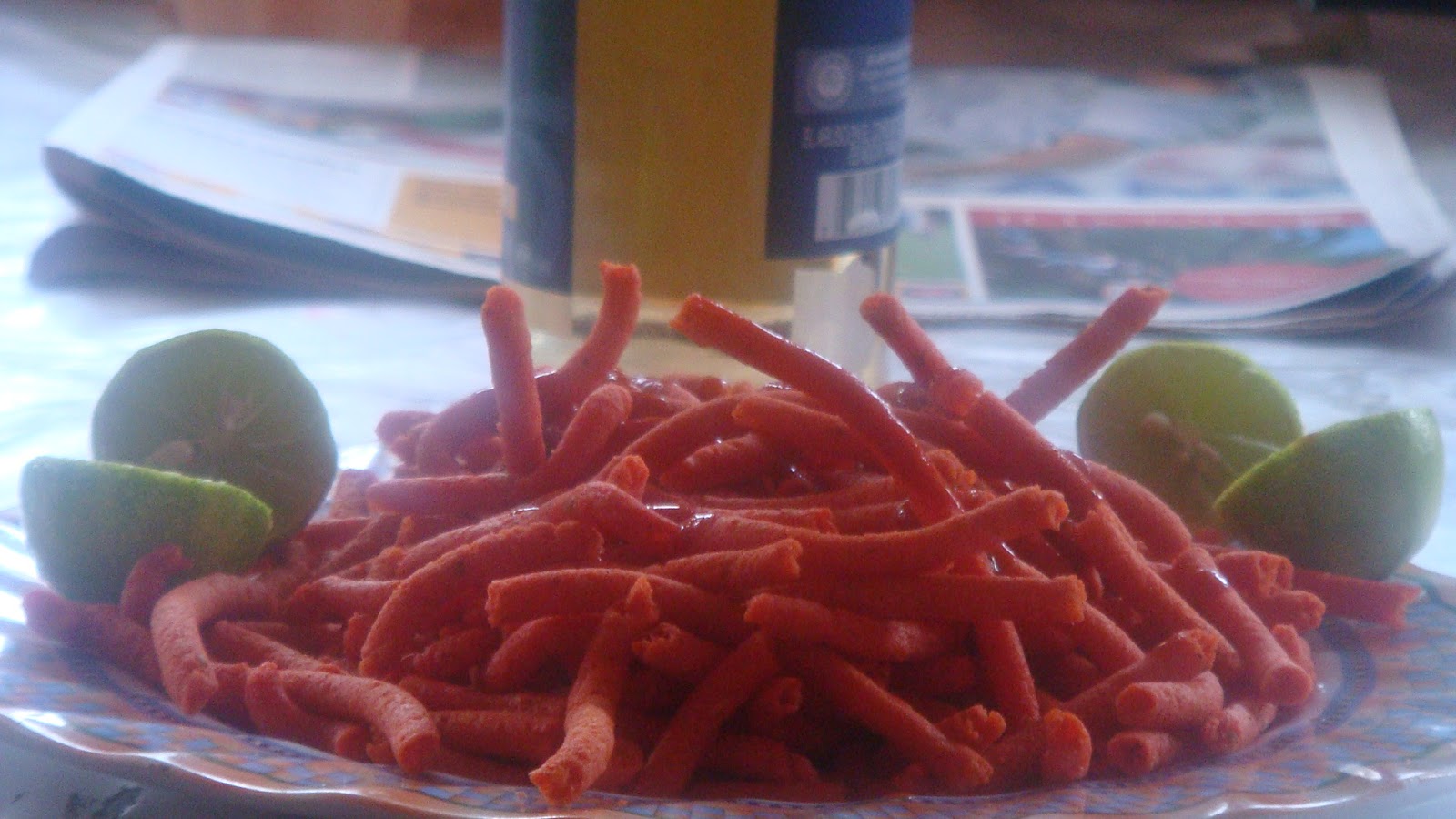 Aromas y colores de Mèxico: Churros de maìz mexicano rojos