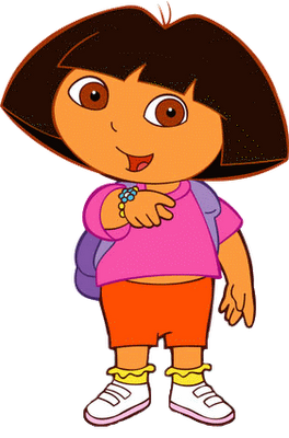 Cartoon Characters: Dora the Explorer (PNG)