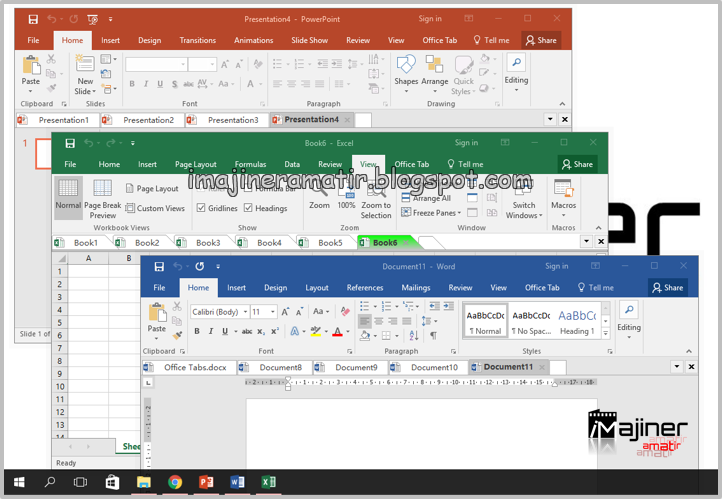 Office Tabs, Software Gratis Untuk Menambahi Fitur Tabs Di Microsoft ...
