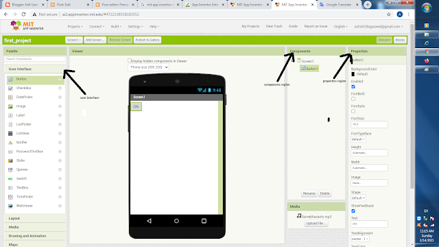 app development using mit app inventor 2 tool