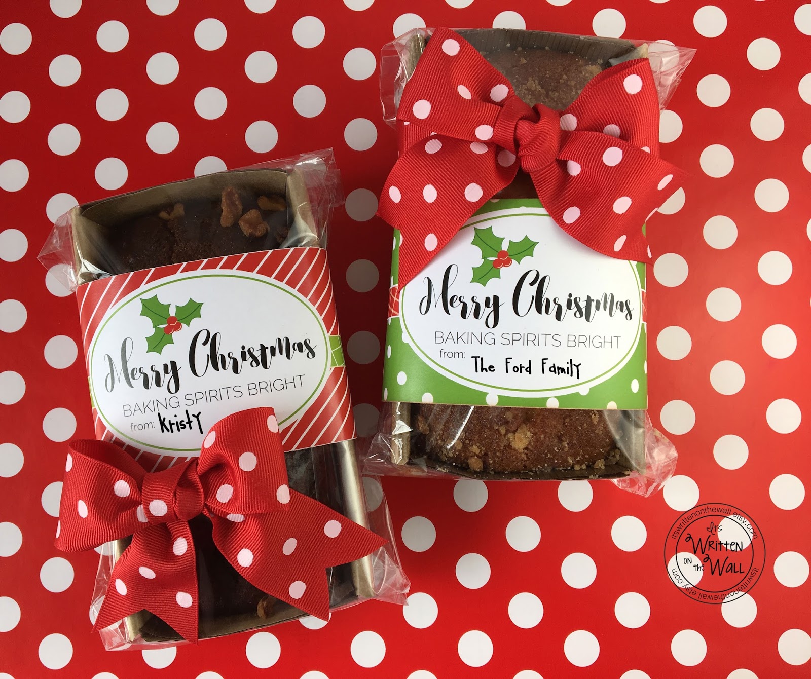 It's Written on the Wall: How to Package your Christmas Treats to give ...