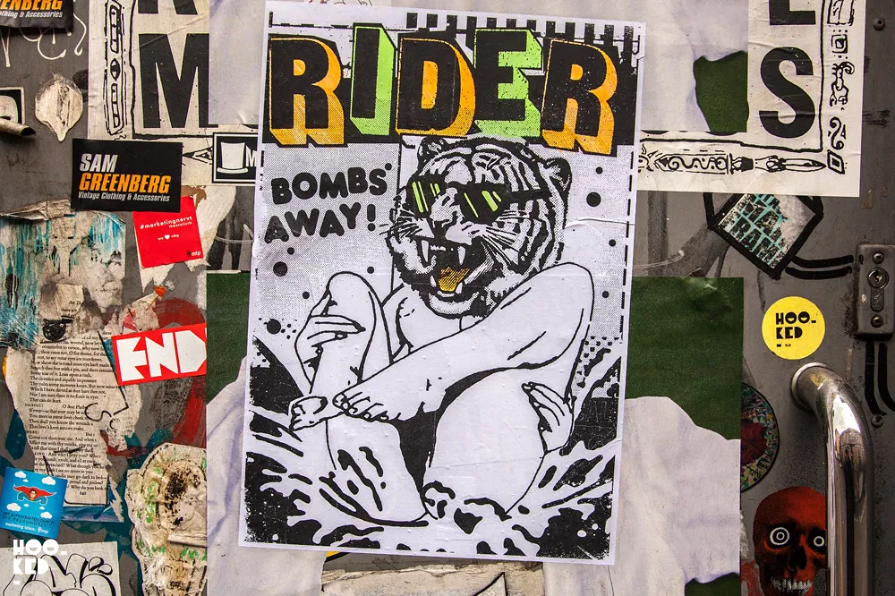 Five London Street Art Hotspots for Paste-ups | Hookedblog - Street Art ...