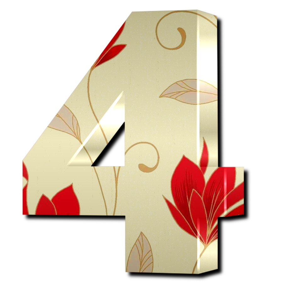 M. Michielin Alphabets: RED FLORAL FLOWER ALPHABET, NUMBERS, ICONS PNG ...