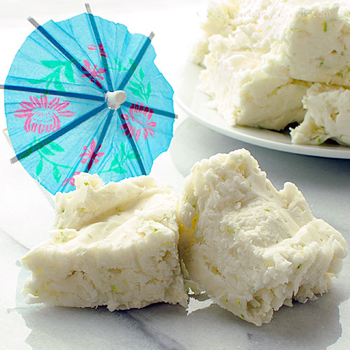 Kitchen Riffs: Quick and Easy Piña Colada Fudge