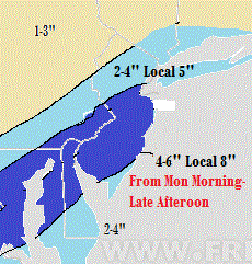 Weather Willy's Weather: Snow Map for Tomorrow: Video Update First ...