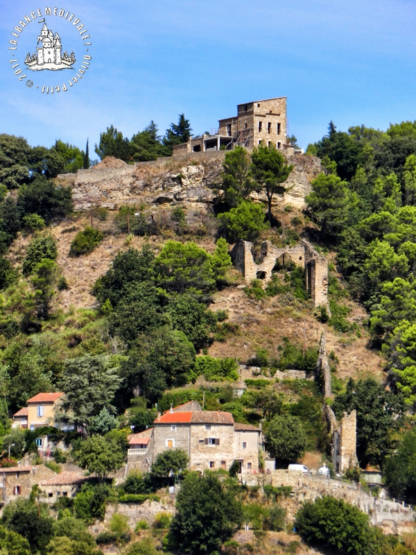 LA FRANCE MEDIEVALE: LE TEIL (07) - Le château et le bourg médiéval