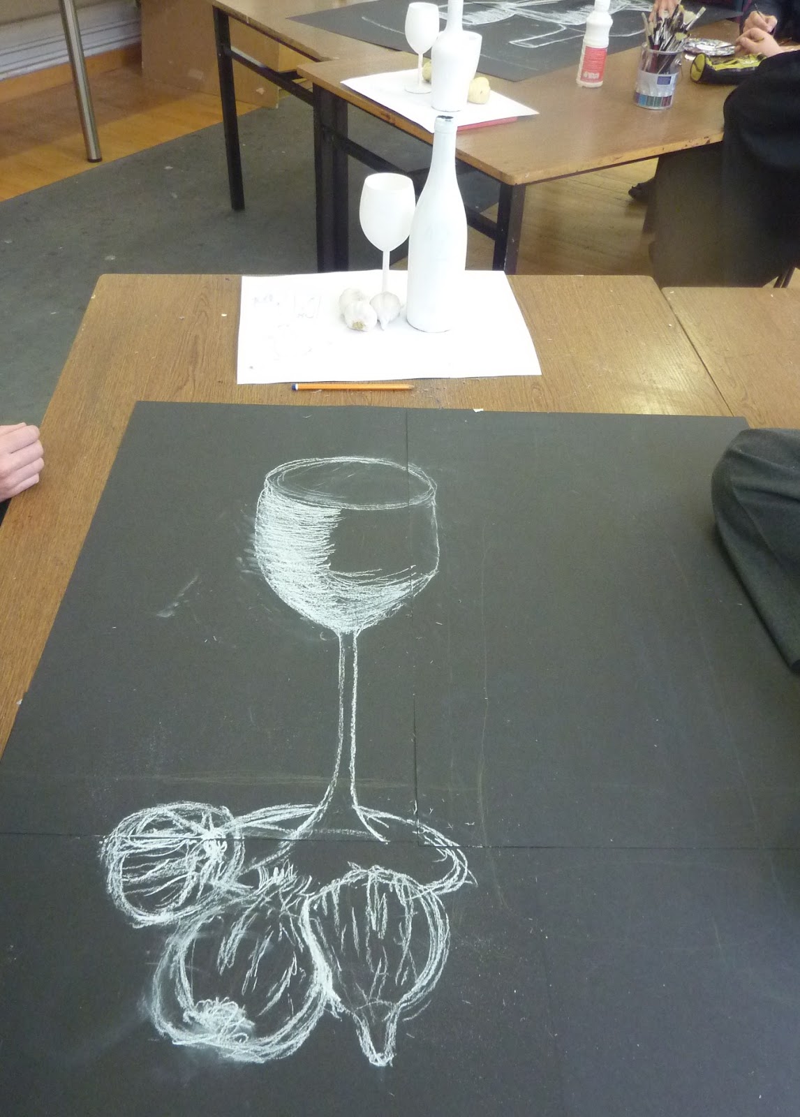 SCC Art: Form II Still life.
