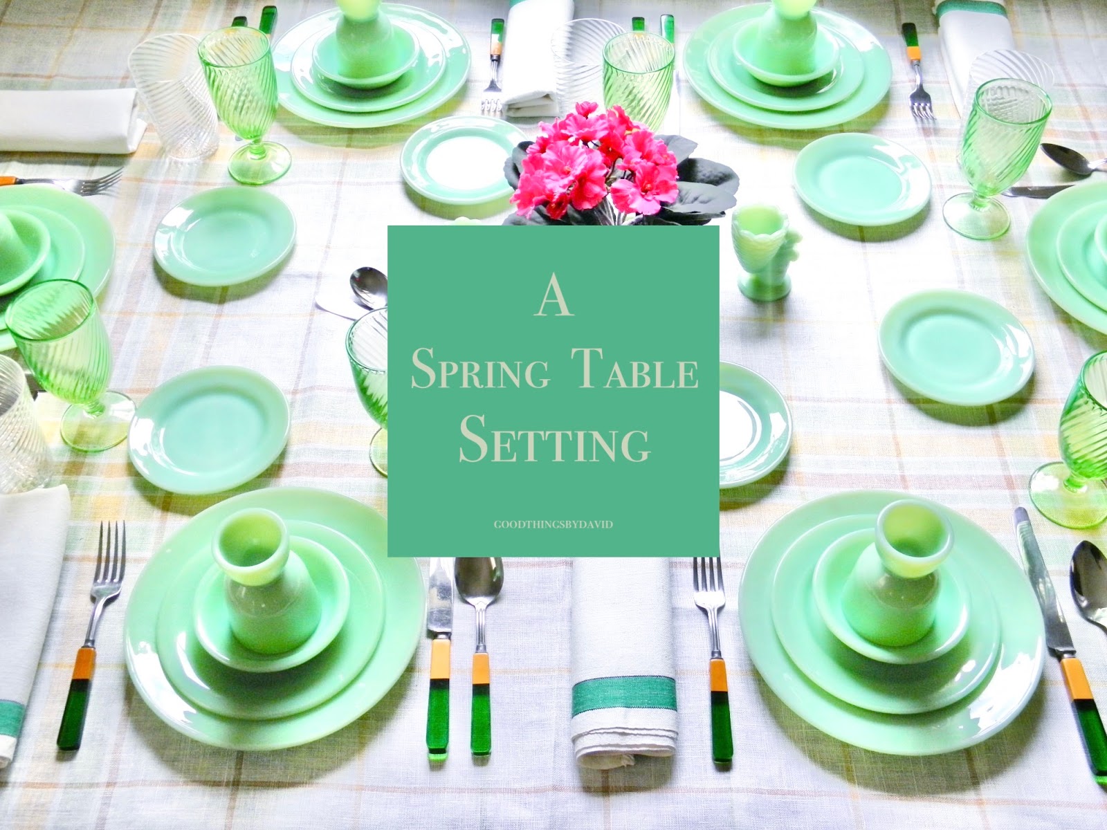A Spring Table Setting