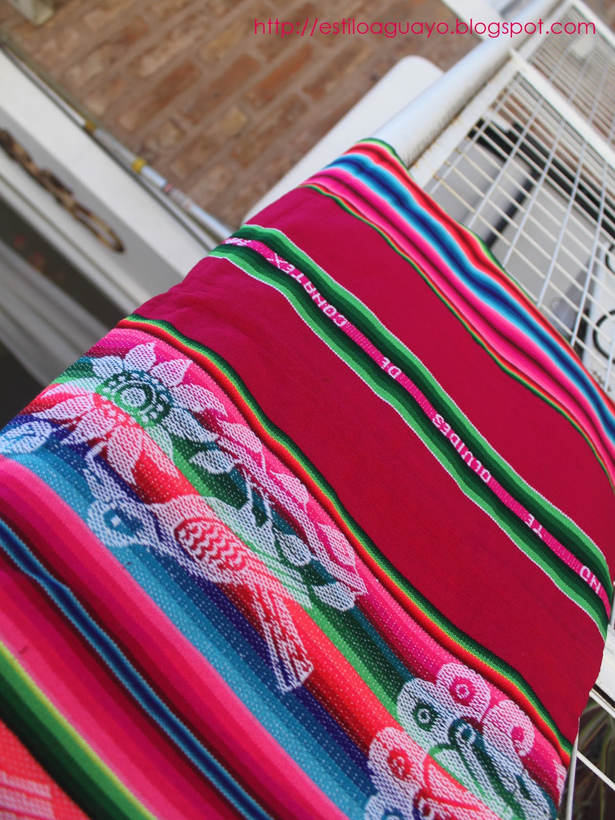 Aguayo con Dibujos / Estilo Aguayo