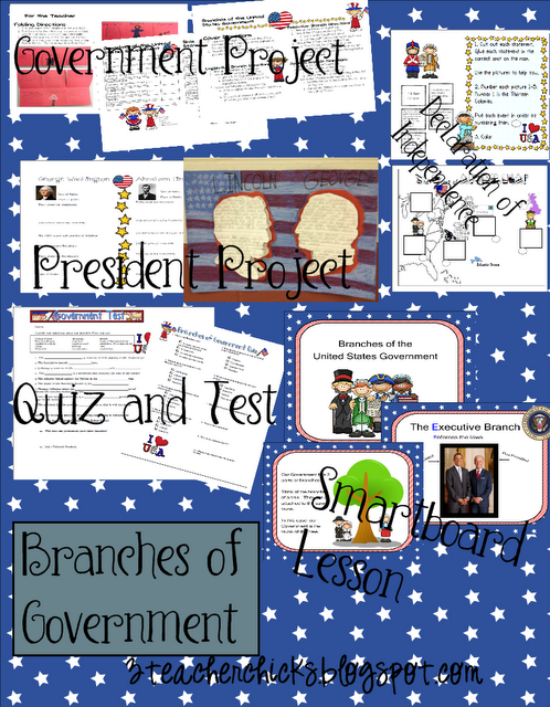 3 Teacher Chicks: Government Unit Flash Freebie!