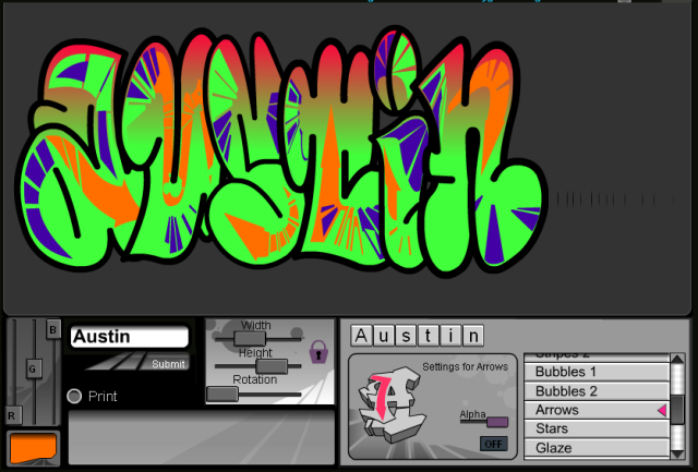Cara Membuat Graffity Secara Online di Graffiti Creator - LaptopsXXXX
